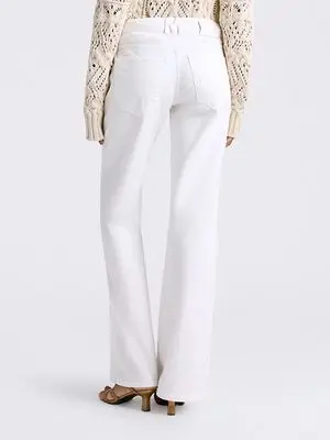 Momoni Flared Trousers In Stretch Denim