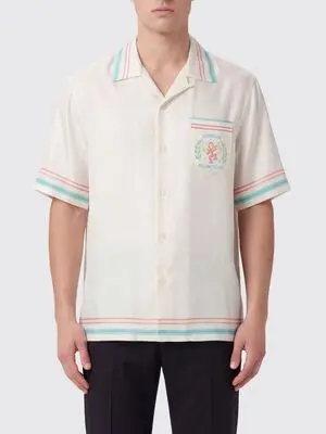 Casablanca The Essential Experience Printed Silk Shirt - White