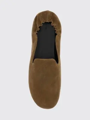 THE ROW Casa Suede Loafers With Elasticated Heel