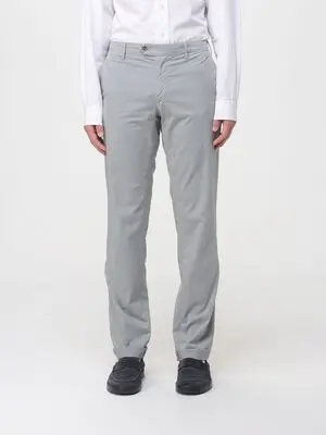 MASON'S Cotton Stretch Chino Trousers Grey