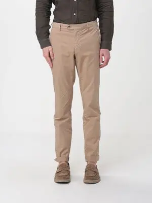 MASON'S Cotton Stretch Chino Trousers Sand