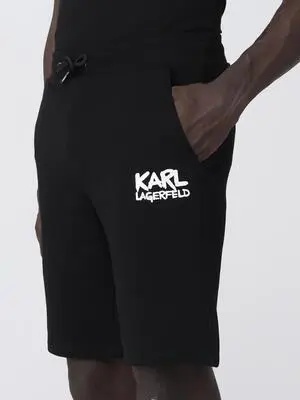 Karl Lagerfeld Logo Drawstring Shorts