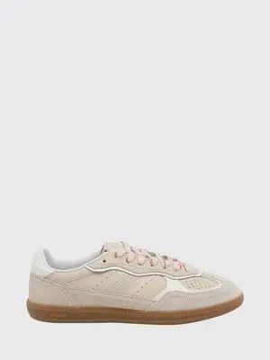 ALOHAS Tb.490 Grained Leather And Suede Sneakers - Beige