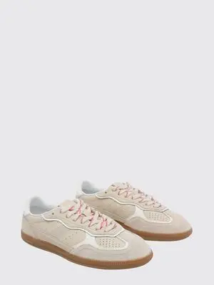 ALOHAS Tb.490 Grained Leather And Suede Sneakers