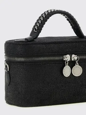 Stella McCartney Falabella Vanity Bag In Faux Suede - Black