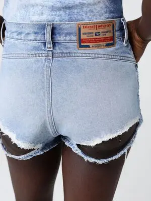 DIESEL® De-lunar Stretch Denim Shorts