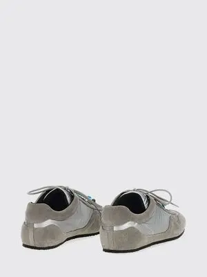 Cecilie Bahnsen Blaise Suede And Nylon Sneakers With Beads