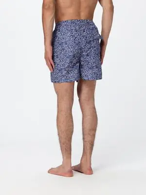Kiton Floral Print Polyester Swim Shorts