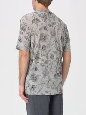 Etro Cotton T-shirt With Paisley Print
