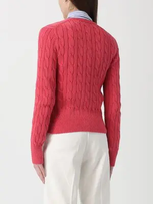 Polo Ralph Lauren Cable Knit Cardigan - Red