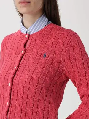 Polo Ralph Lauren Cable Knit Cardigan - Red