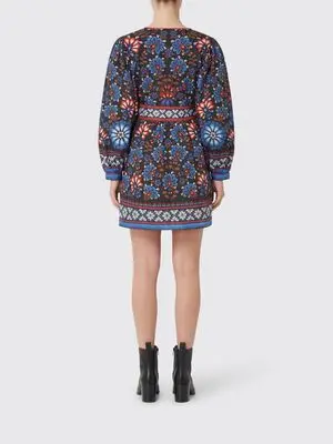 Farm Rio Capri Floral Lenzing™ Ecovero™ Viscose Mini Dress