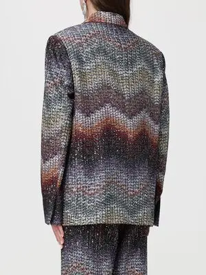 Missoni Zigzag Viscose Double-breasted Blazer