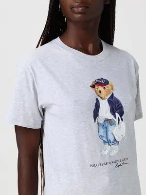 Polo Ralph Lauren Cotton T-shirt With Teddy Print