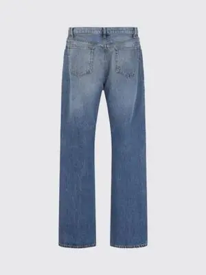 MAISON MARGIELA Straight Leg Cotton Denim Jeans With Patchwork Effect