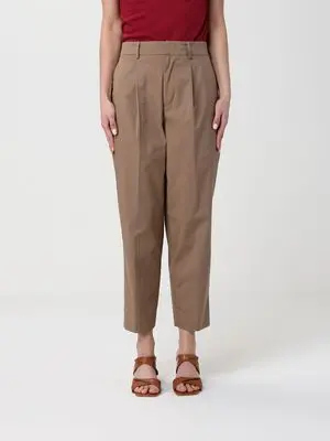 PT TORINO Classic Cotton Blend Trousers - Beige