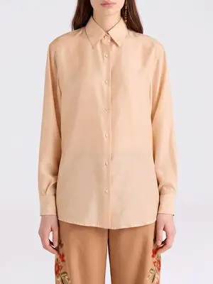 Momoni Classic Silk Shirt - Pink