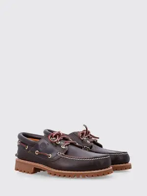 Timberland Authentic 3-eye Lug Leather Boat Shoes - Ebony