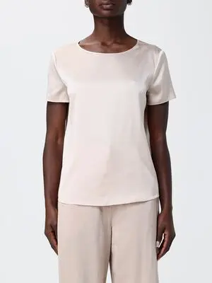 Emporio Armani Basic Stretch Silk Blouse - Pink