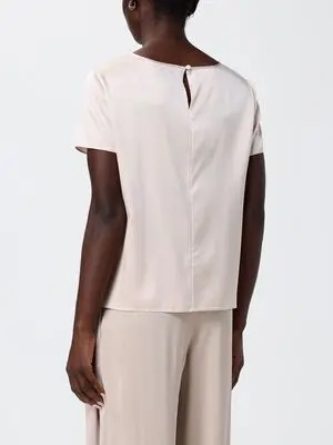 Emporio Armani Basic Stretch Silk Blouse - Pink
