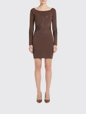 Federica Tosi Jersey Mini Dress - Brown