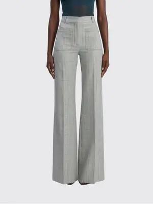 Victoria Beckham Virgin Wool Palazzo Trousers - Blue