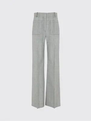 Victoria Beckham Virgin Wool Palazzo Trousers