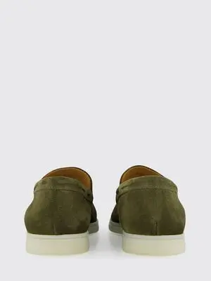 AURELIEN Suede Loafers - Olive