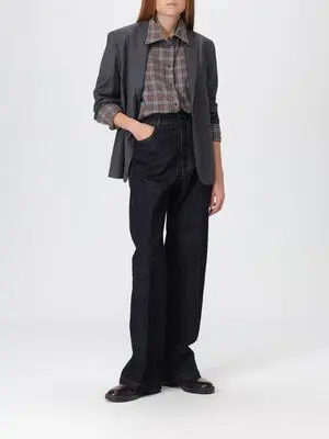 Barena Venezia Jeans Wide Leg, Dark Wash Denim