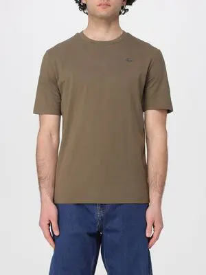 BLAUER. Cotton T-shirt With Logo - Green
