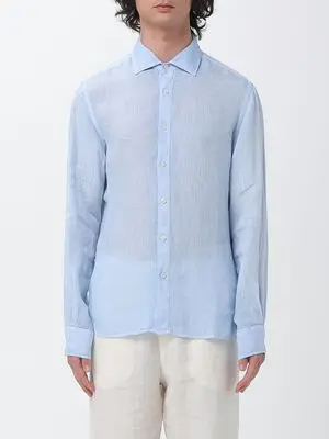 120% Lino Linen Shirt - Blue