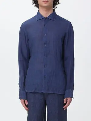 120% Lino Linen Shirt - Navy