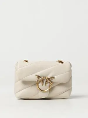 Pinko Baby Love Bag Puff Mini Quilted Nappa Bag - White