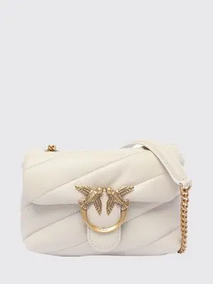 Pinko Baby Love Bag Puff Mini Quilted Nappa Bag - White