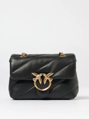 Pinko Quilted Mini Bag With Chain Strap - Black
