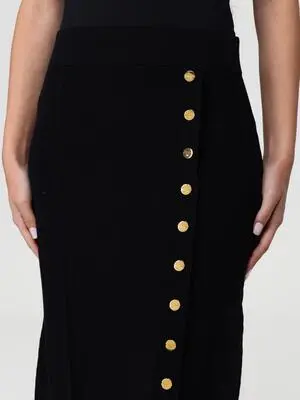 Elisabetta Franchi Button Detailed Midi Skirt