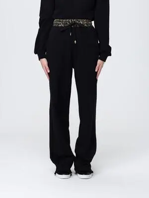 Just Cavalli Wide Leg Trousers With Drawstring Waist