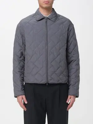 Emporio Armani Polyester Down Jacket - Grey