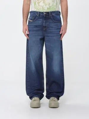 DIESEL® D-macro Denim Wide Leg Jeans - Blue