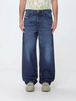 DIESEL® D-macro Wide Leg Jeans - Blue