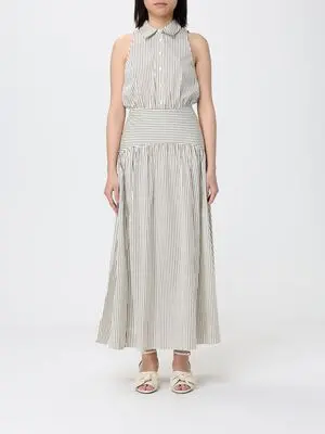 Staud Striped Shirt Dress