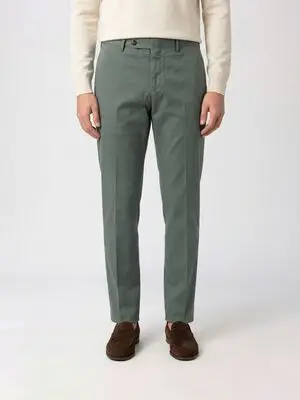 PT TORINO Stretch Cotton Chino Trousers - Green
