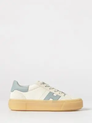Hogan Crosswind Leather Sneakers - Gnawed Blue
