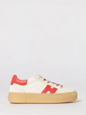 Hogan Crosswind Leather Sneakers - Beige