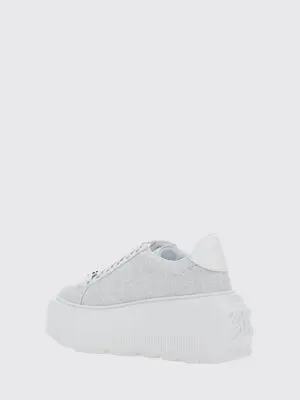 Casadei Nexus Lace-up Wedge Sneakers With Rubber Platform Sole