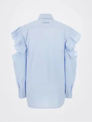 Moschino Cotton Shirt With Cut-out Detail