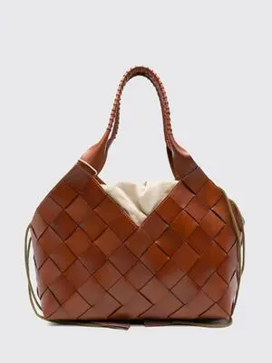 Dragon Diffusion Castello Woven Leather Bag - Cocoa