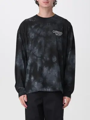 Carhartt Work In Progress Printed Organic Cotton Crewneck Sweatshirt - Grey