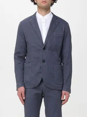 MASON'S Single Breasted Cotton And Linen Blazer - Dust