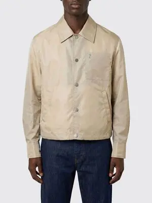 AMI Paris Nylon Overshirt - Beige
